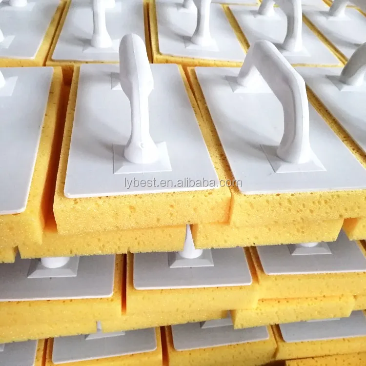 Yellow Sponge Trowel Plastering With Plastic Handle - Buy Yellow Sponge ...