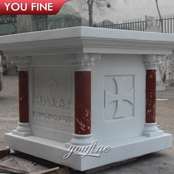 Church White Marble Stone Altar Of Sacrifice Table - Buy Stone Altar Of ...