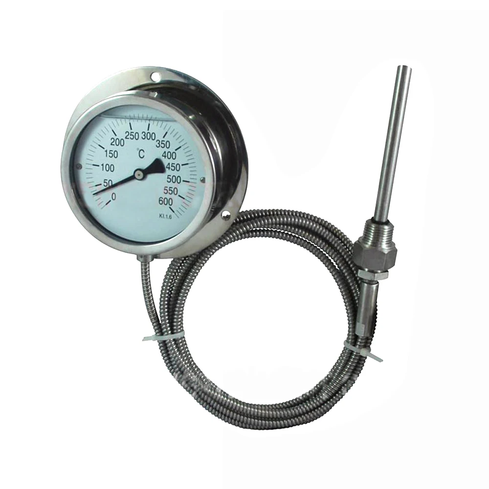 Gas Expansion Stainless Steel Remote Capillary Thermometer - Buy ...