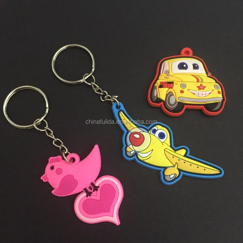 Custom 3d Soft Pvc Keychain Key Chain / Soft Rubber Keychains ...