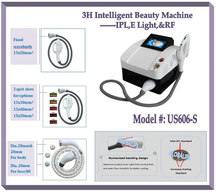 Latest Personal Care Skin Tightening Laser + Ipl + Rf Beauty Machine ...