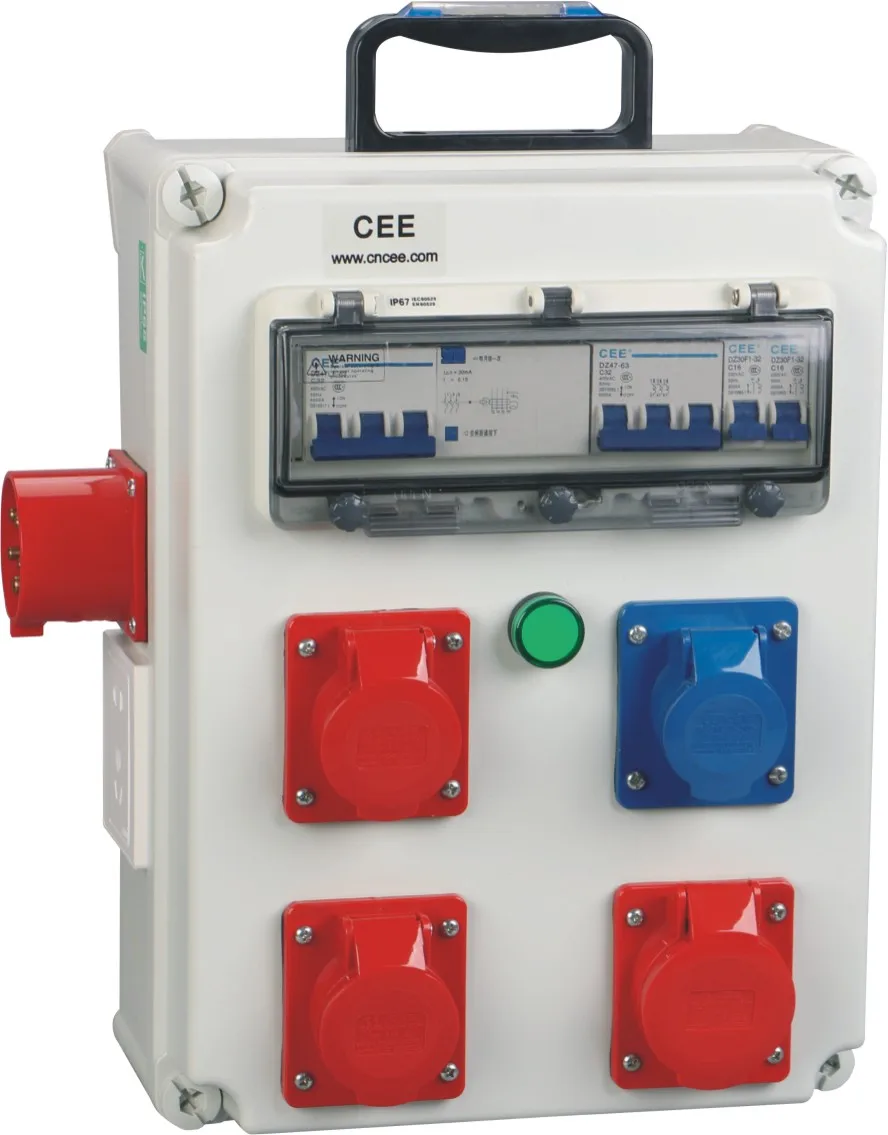 Cee Industrial Multiple Socket Distribution Box - Buy Power Box,Socket Distribution Box,Power ...
