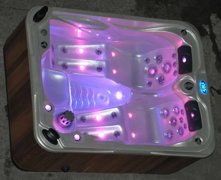 Mini Hot Tub - 2 Person Indoor Spa with Massage & LED Lights