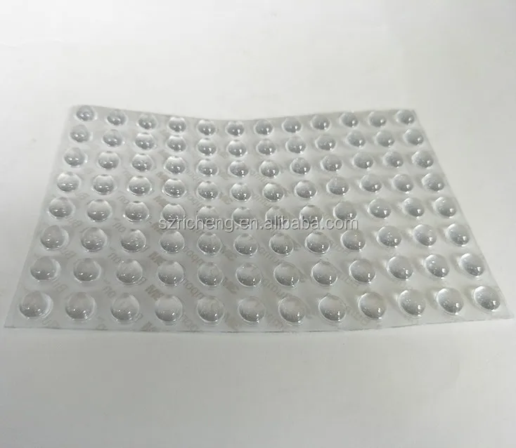 3M SJ5306 Clear Rubber Pad Anti-Skid and Shockproof Bumper Protective Adhesive Feet Custom ...