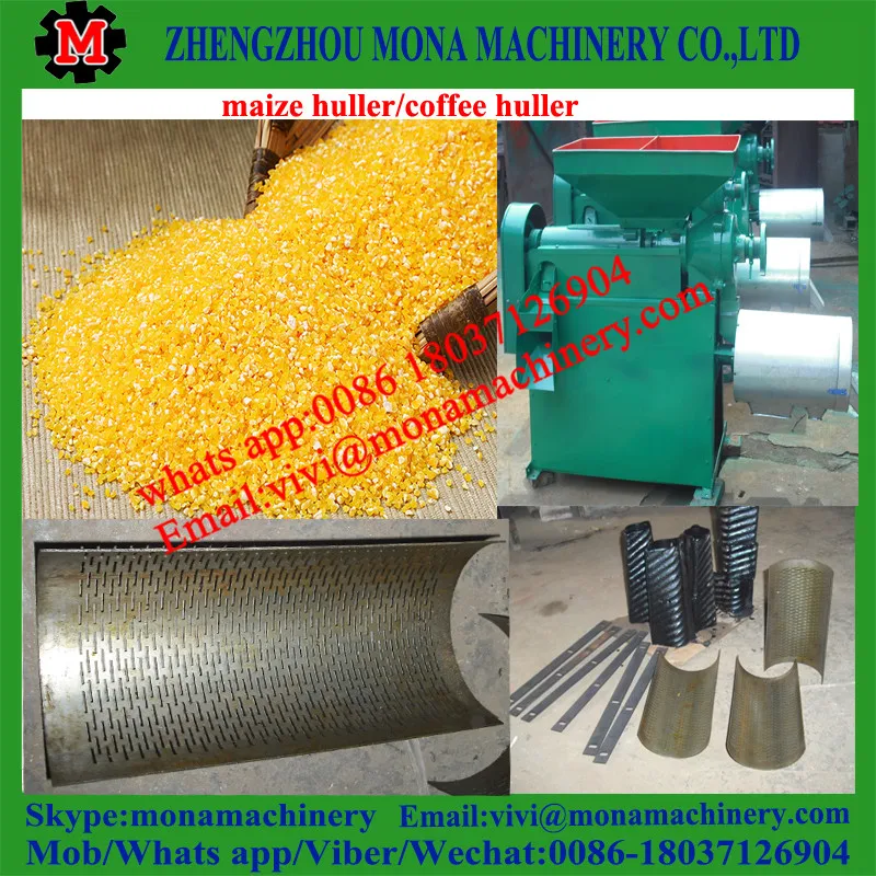 Maize Corn Dehuller - Efficient Grinding & Peeling Machine