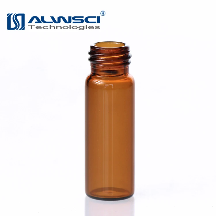 4ml Screw Thread Amber Glass Vials - Buy 4ml Screw Neck Vial,4ml Glass Vial,Sample Vials Product ...