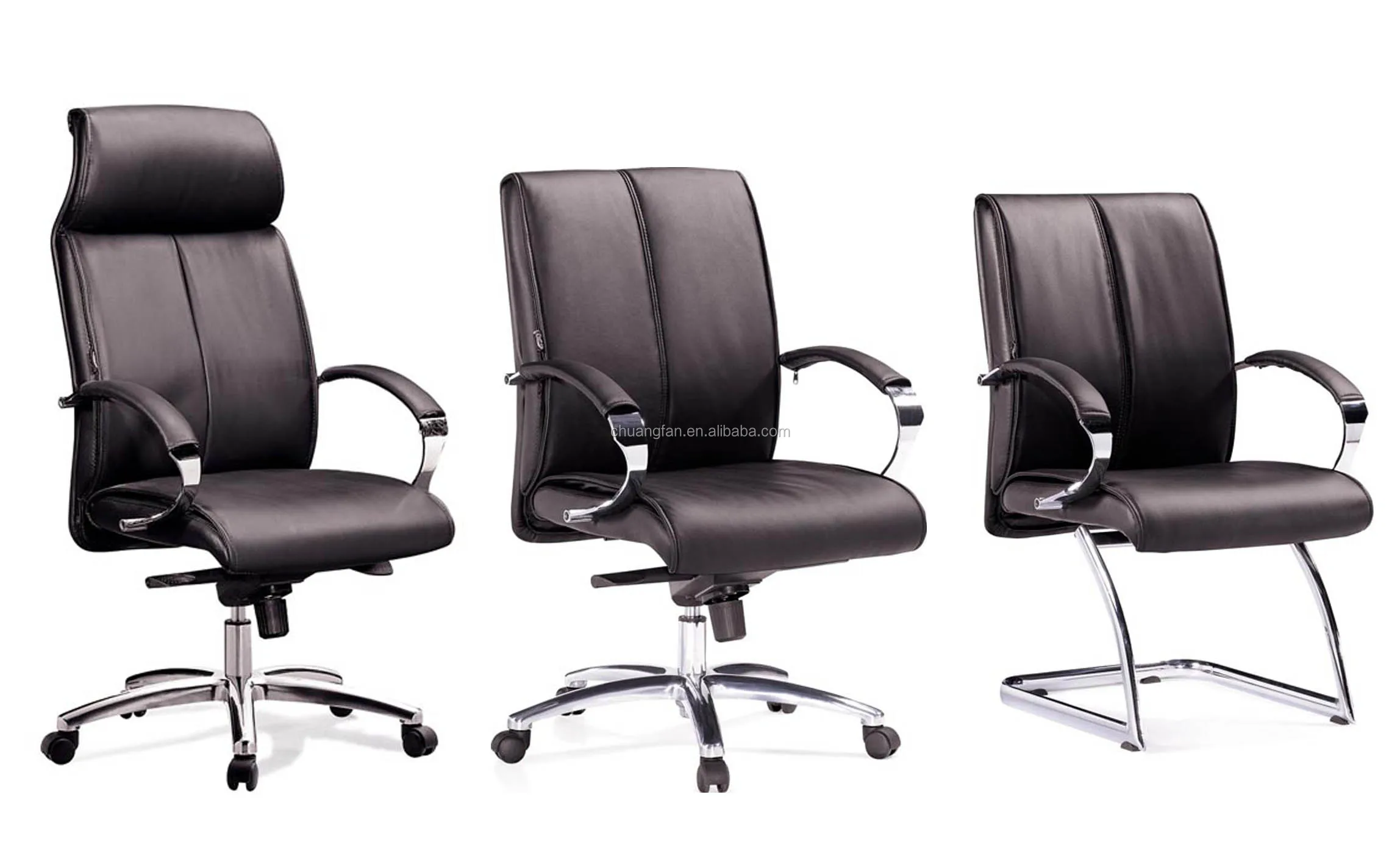 True Seating Concepts High Back Leather Executive Office Chair (cd ...