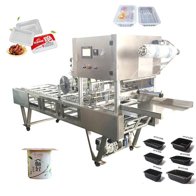 Map Food Tray Sealing Take Away Tray Container Meal Rice Packaging ...