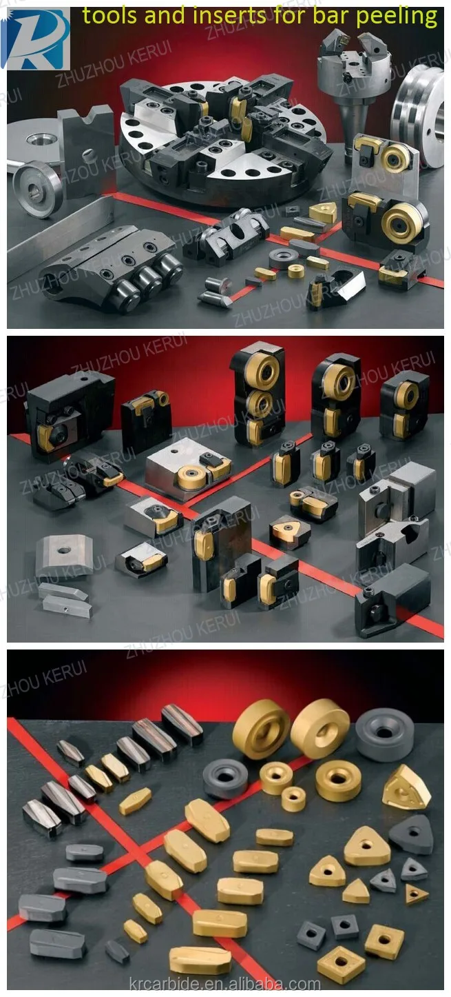 Bar Peeling Carbide Inserts - Efficient Scale Removal