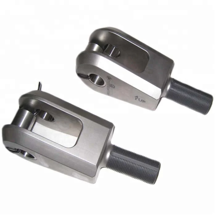 Custom Precise Stainless Steel Clevis With Male Thread For Aerospace ...