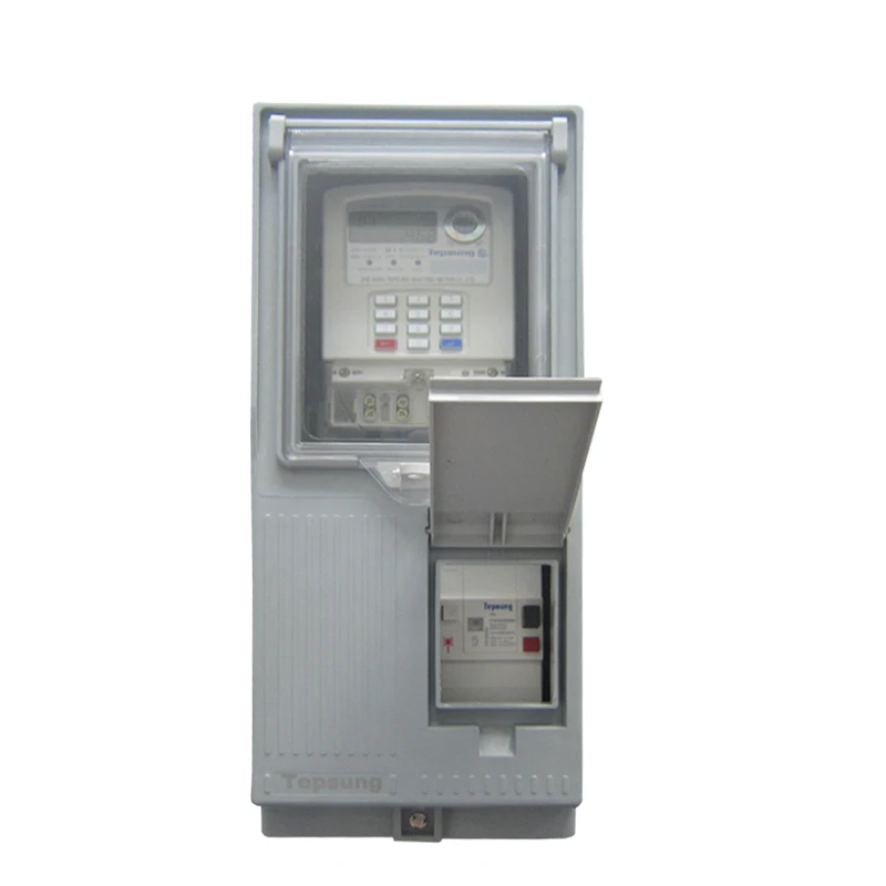 Single Phase STS Keypad Prepaid Energy Meter with Breaker