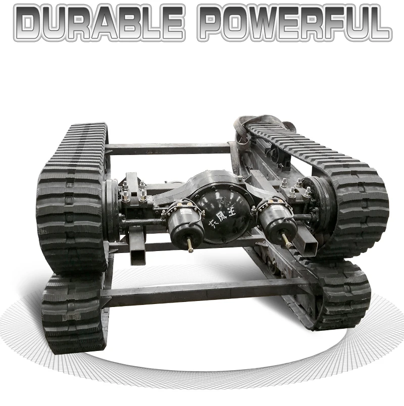 Professional Mini Rubber Crawler Track Undercarriage For Harvester ...