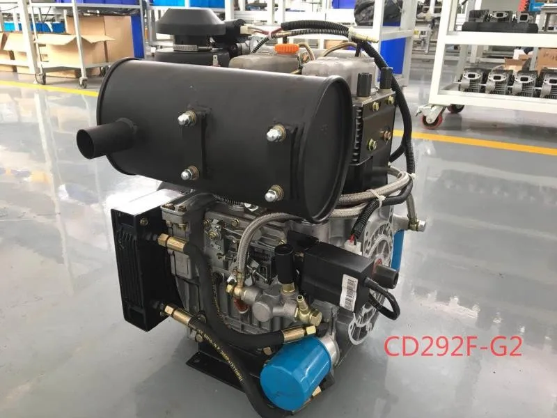 Motor diésel refrigerado por aire, 292F, aprobado por la CE, para uso ...