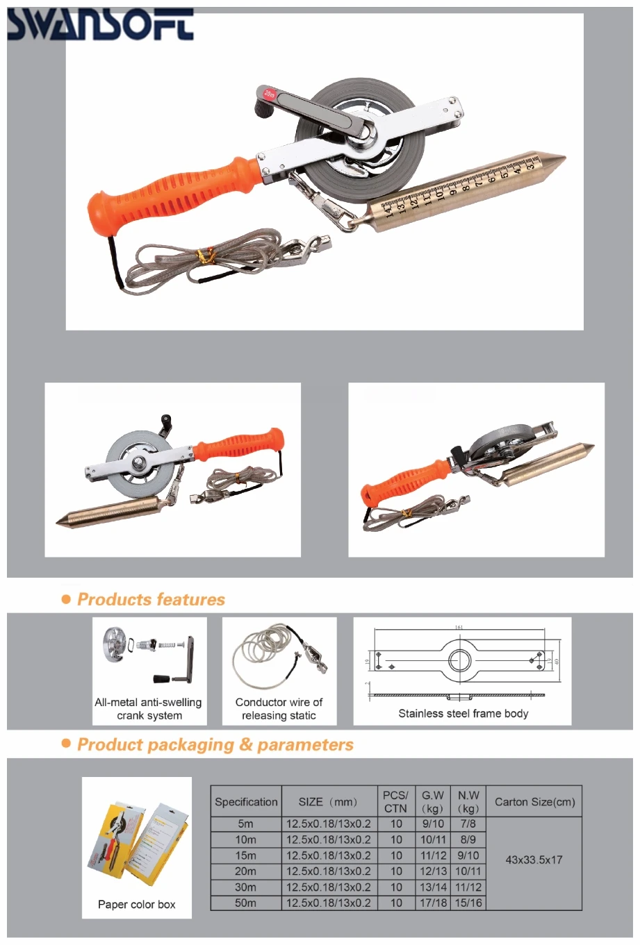 Price High Quality Impa Code 650878 30m Stainless Steel Measuring ...