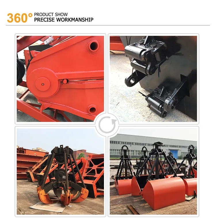 2cbm Double Cable Grab Bucket Crane Safety Rope Grab for Sand| Alibaba.com