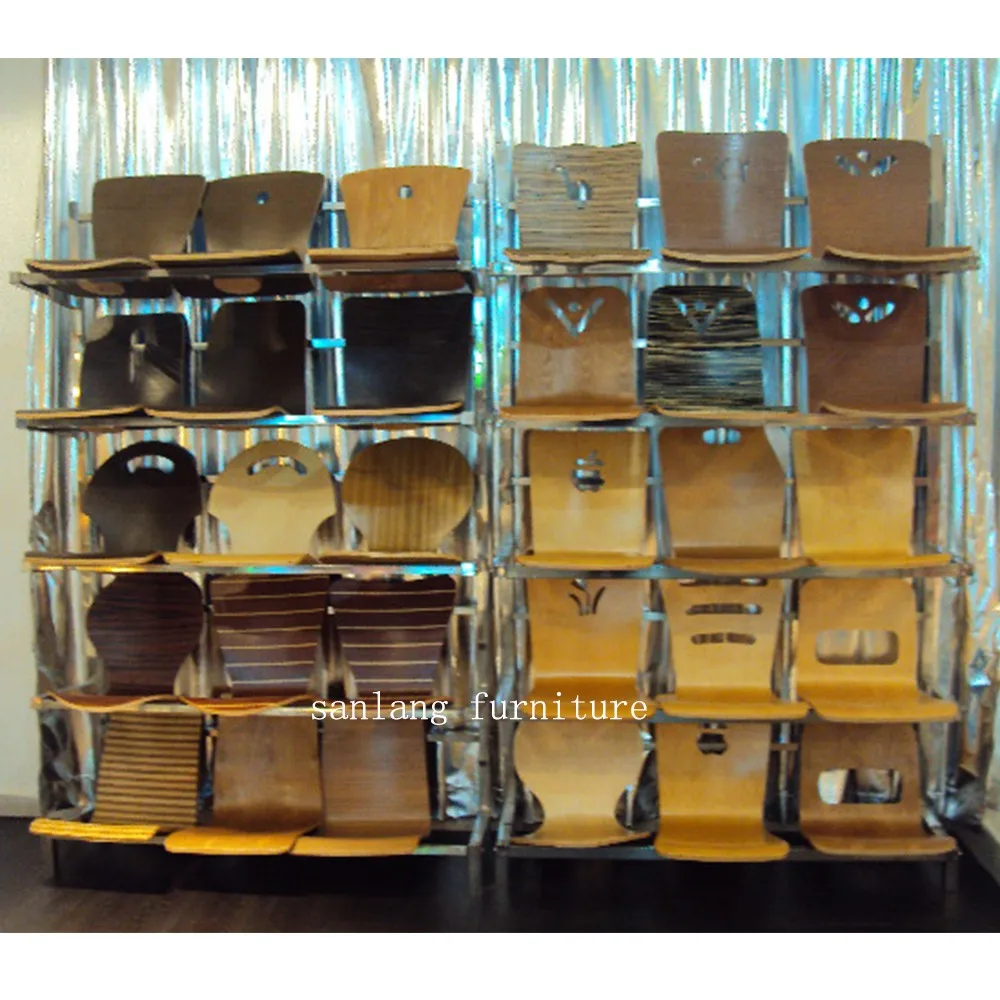 K/d Stackable Bent Plywood Parts Laminated Chair For Dining Room Seat ...