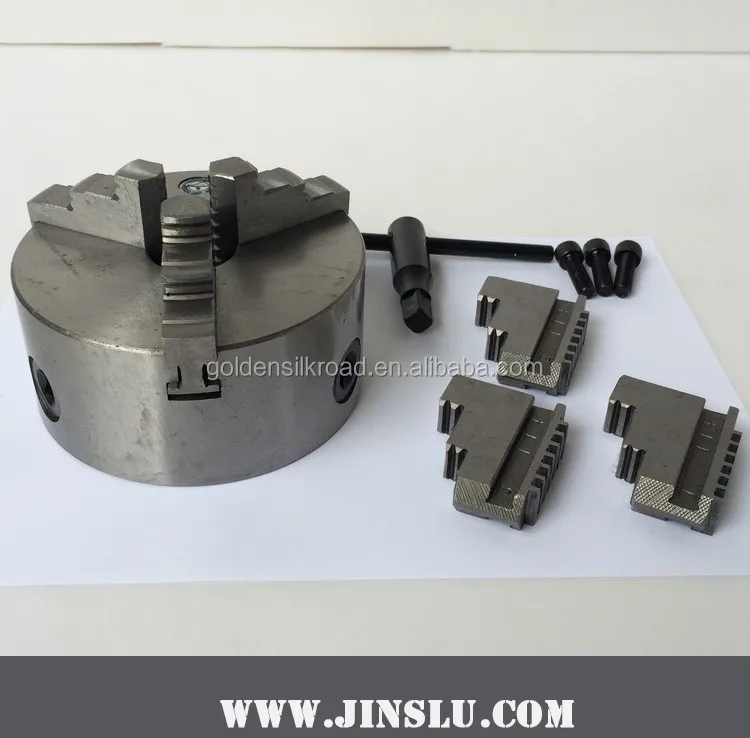 Mandril De Torno De 3 Mordazas,K11-100 M8x3 Autocentrante De 100mm Con Mordazas Internas Y ...