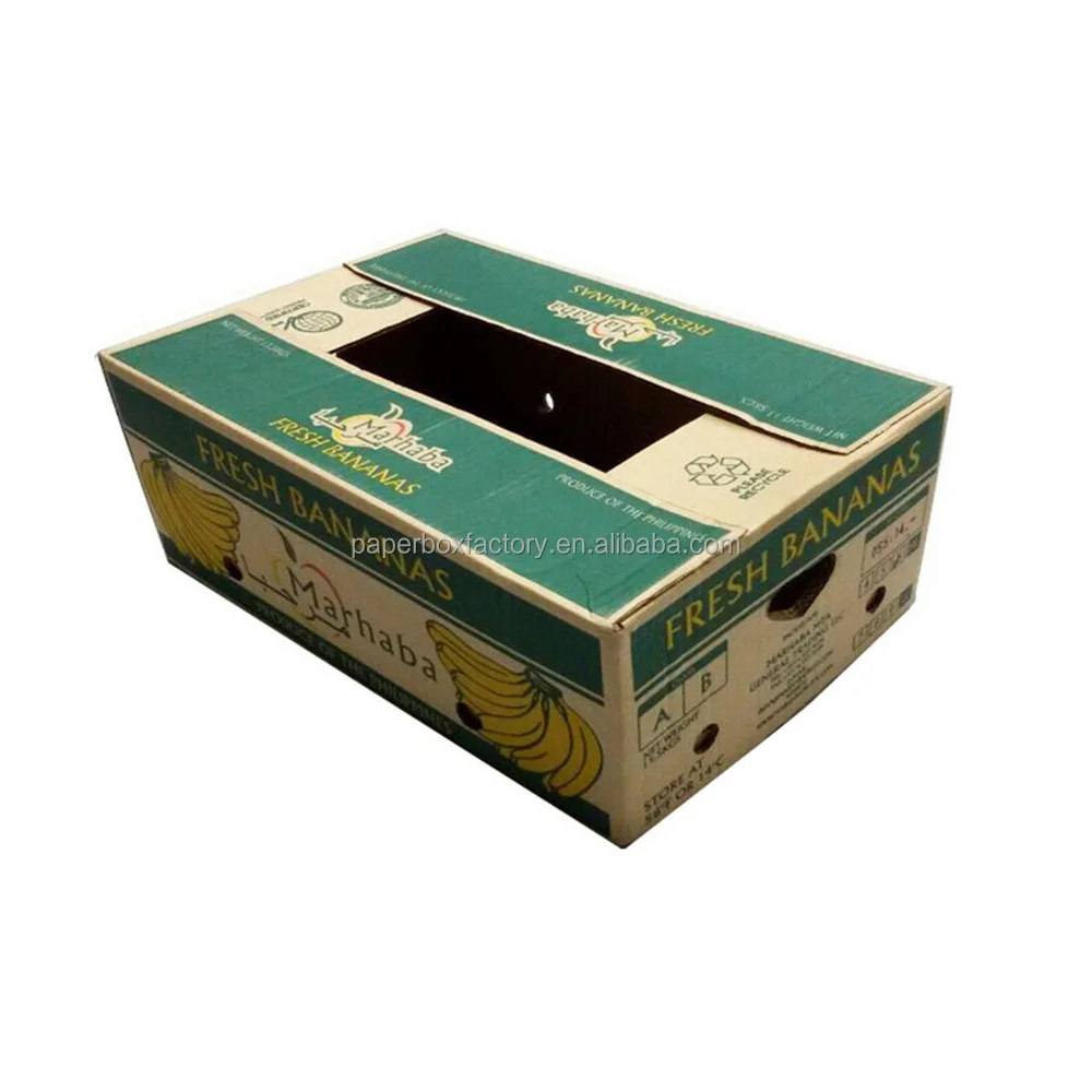 Cardboard Printing Orange Banana Packing Cartons Boxes - Buy Carton Box ...