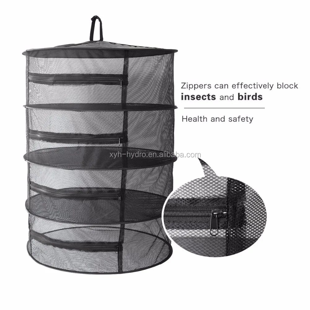 Herb Drying Rack Hanging Dry Net Durable Mesh Collapsible Hanging Dryer ...