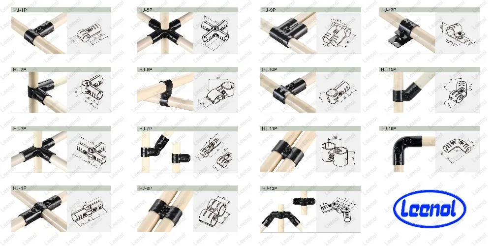 Plastic Coated Lean Pipe /lean Tube/for Automobile Production Line ...