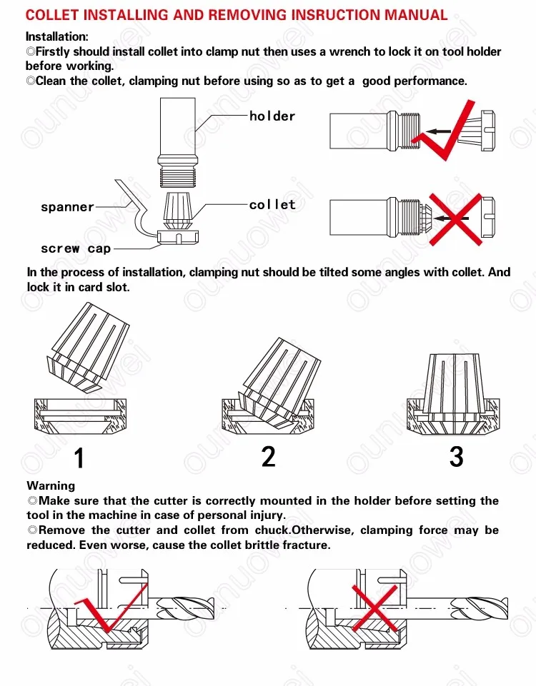 Din 69871 Jt Sk Dat Er Collet Chuck Cnc Lathe Collet Chuck Tool Holder ...