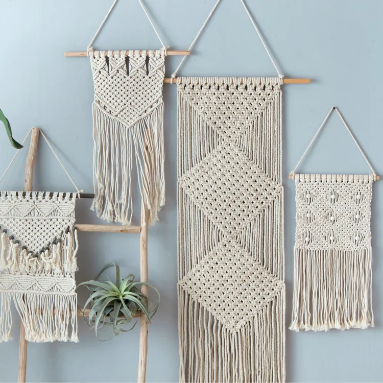 Utop 3mm Twisted Macrame String Cotton Cord Wall Hanging - Buy 3mm ...