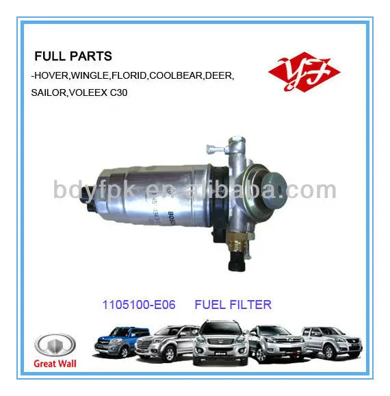 长城哈弗 1105100-e06 2.8tc 燃油滤清器 - Buy 燃油滤清器，用于长城的燃油滤清器，长城悬停 2.8tc 燃油滤清器 ...