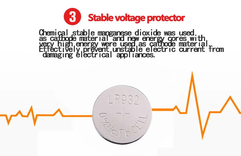LR932/AG9 Battery - High Quality 1.5V Button Cell