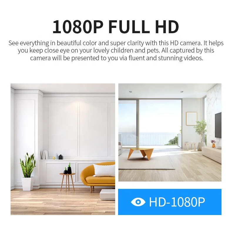 AI Motion Tracking CCTV Smart Home Security 1080P Robot WIFI IP Camera ...