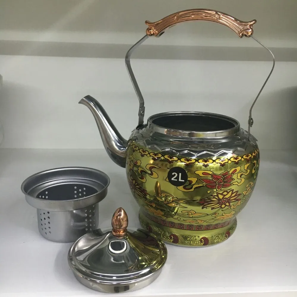 Dubai Stainless Steel Decorative Arab Tea Kettle,Arab Tea Pot With Tea ...