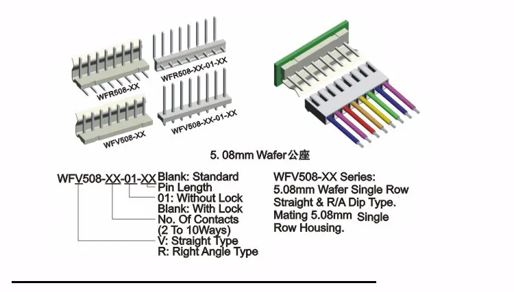 Molex Crimp Carcasas,5058-02 5058-03 5058-04 5058-05 5058 5058-06-07 ...