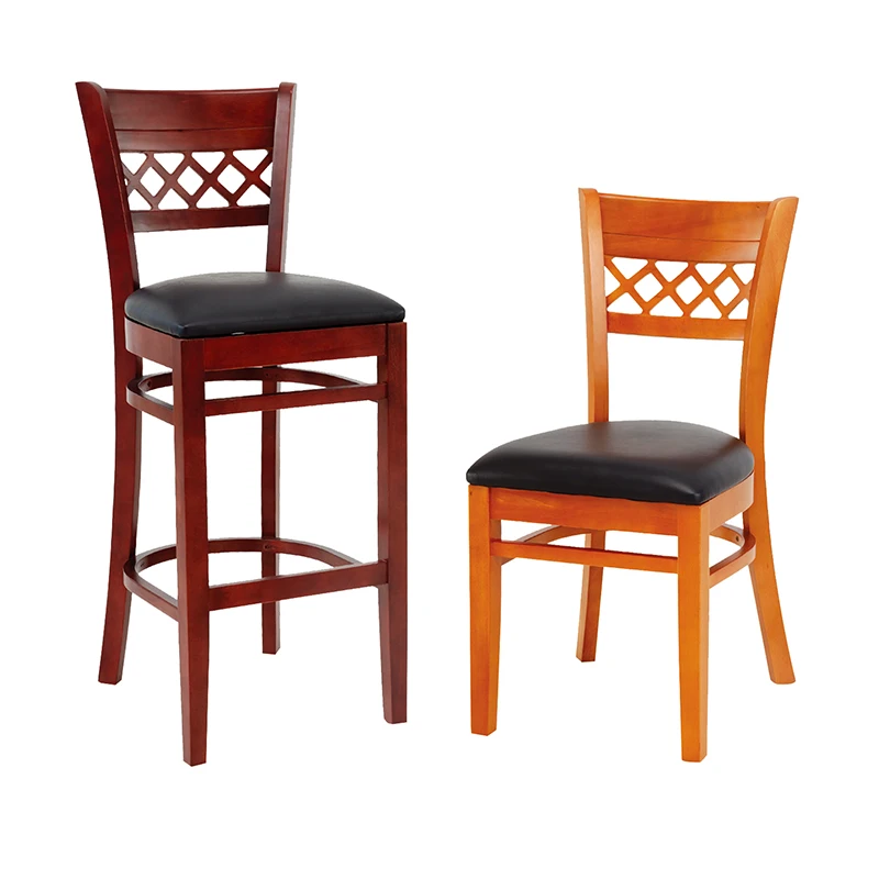 Cherry Color Carved High Back Wooden Dining Chair - Buy Wooden Dining ...