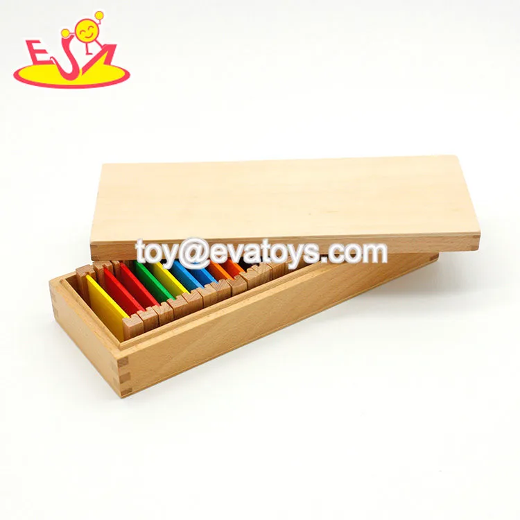Wholesale teaching materials wooden color box montessori for Identify ...