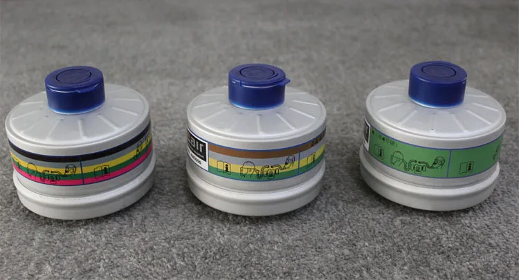 Low Breathing Resistance Gas Mask Canister,Available In Respirator 40mm ...