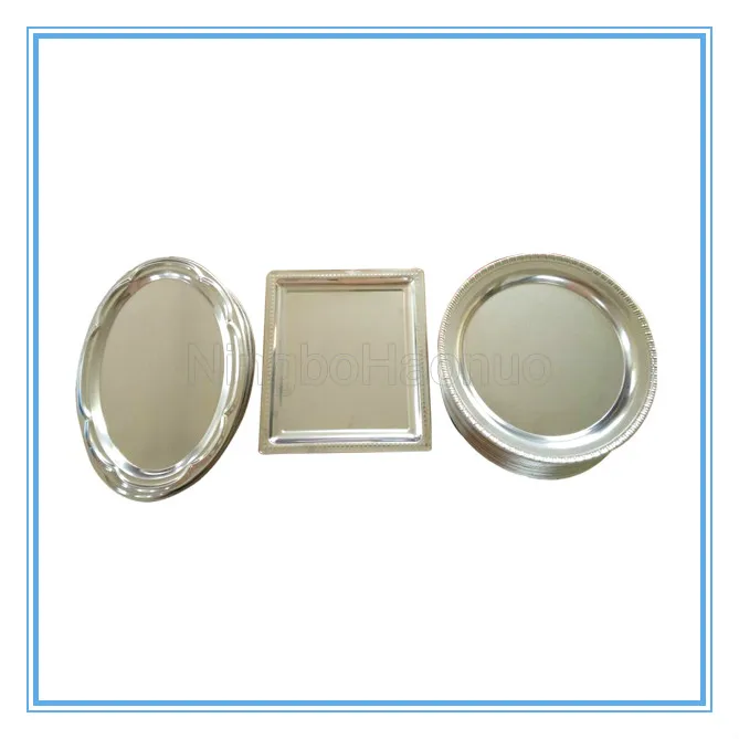 Home Supplies Stainless Steel Round Food Plate - Buy Stainless Steel ...