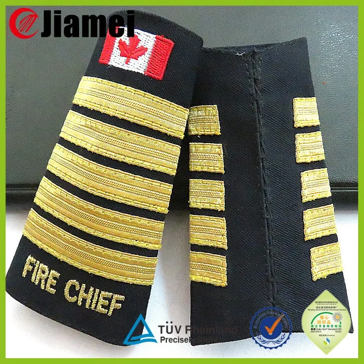 Custom Embroidery Security Uniform Epaulettes - Buy Security Uniform ...