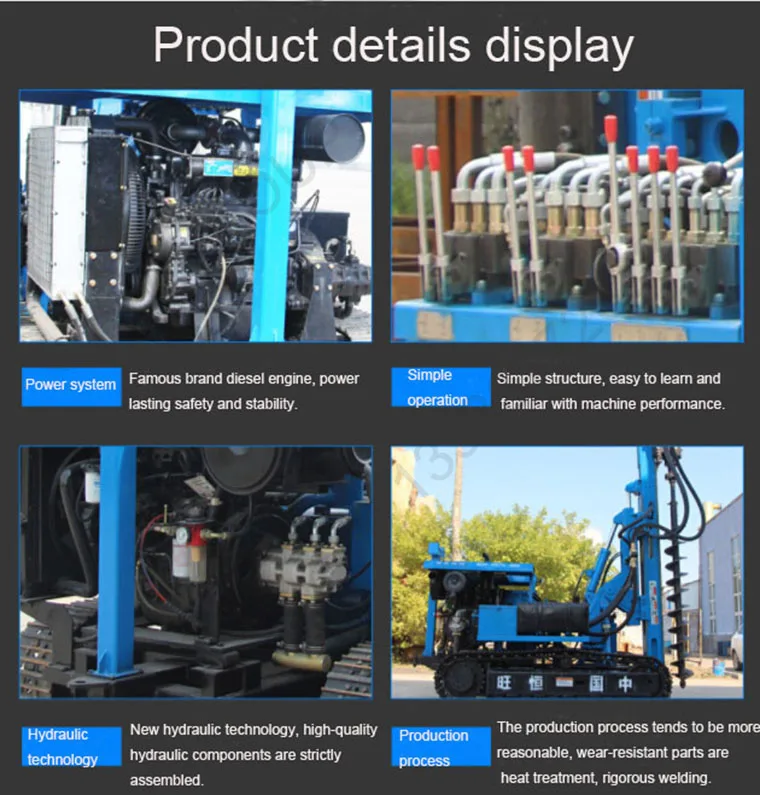 Mini Micro Pile Drilling Machine - High Efficiency Ground Screw ...