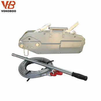 Hand Pulling Wire Rope Winch Manual Cable Hoist 0.8-5.4ton From China ...