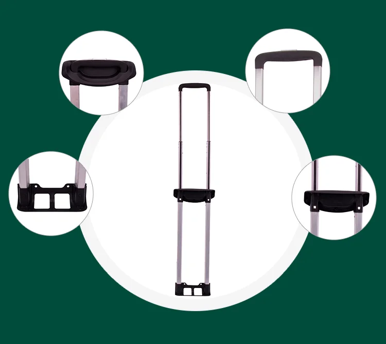 Adjustable Telescopic Luggage Handle Replacement Parts Push Button ...