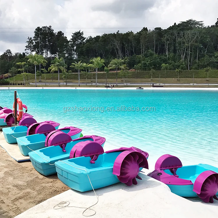 High Quality Family HDPE Plastic Hand Pedal Kids Paddle Boat for Water ...