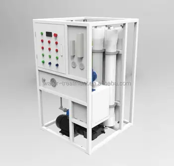 Compact Seawater Desalination System 5000 Liters Per Day Flow Rate ...