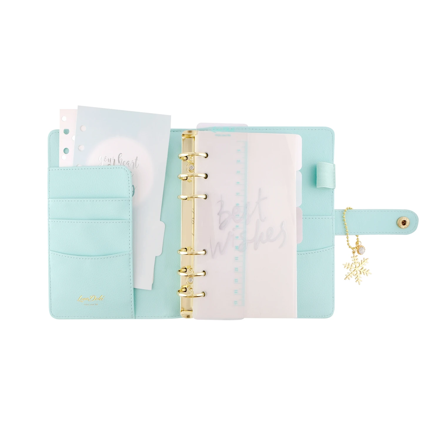 Agenda Binder Left Handed A5 Leather Notebooks - Organizer