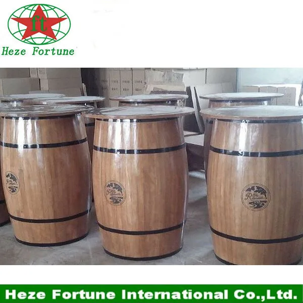 Paulownia Wood Custom Logo Beer Keg Table - Buy Beer Keg Table,Custom ...