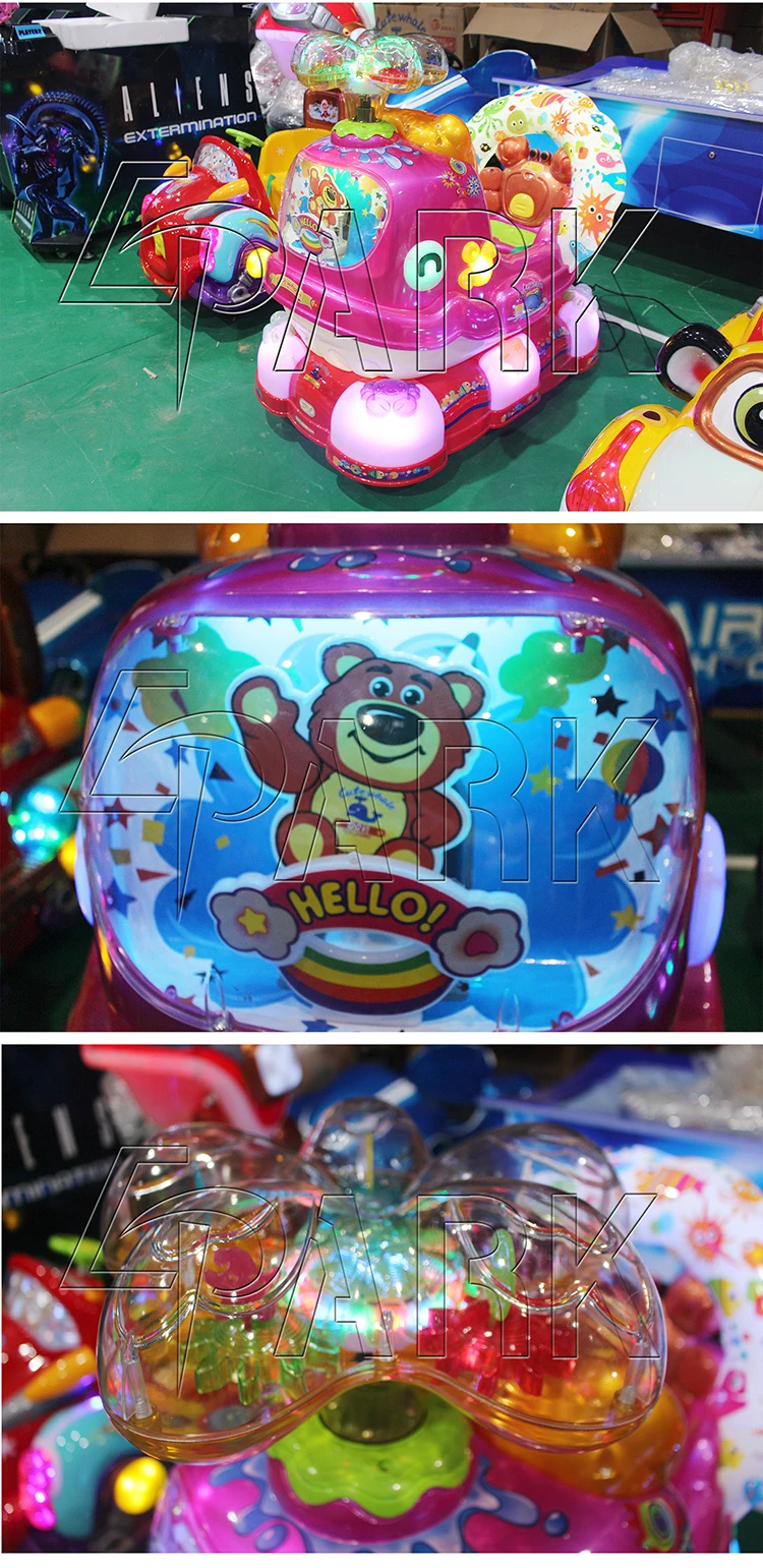 Epark Cute Whale Pink Kiddie Ride Time Controller Train Kiddie Ride ...