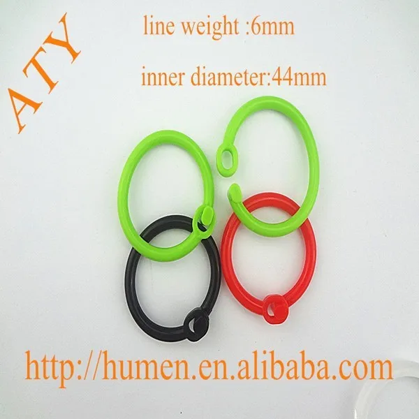 Colorful Round Plastic Ring For Baby Toy And Book - Buy Plastic Ring ...