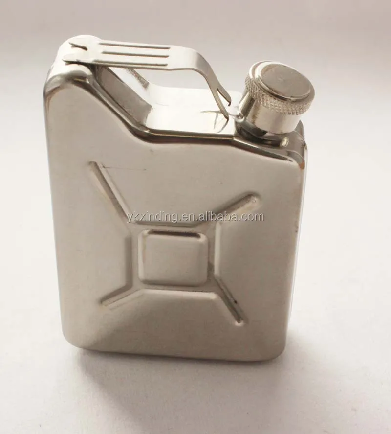 5 Oz High Quality 18/8 Gas Can Hip Flask Oil Can / Stainless Steel ...