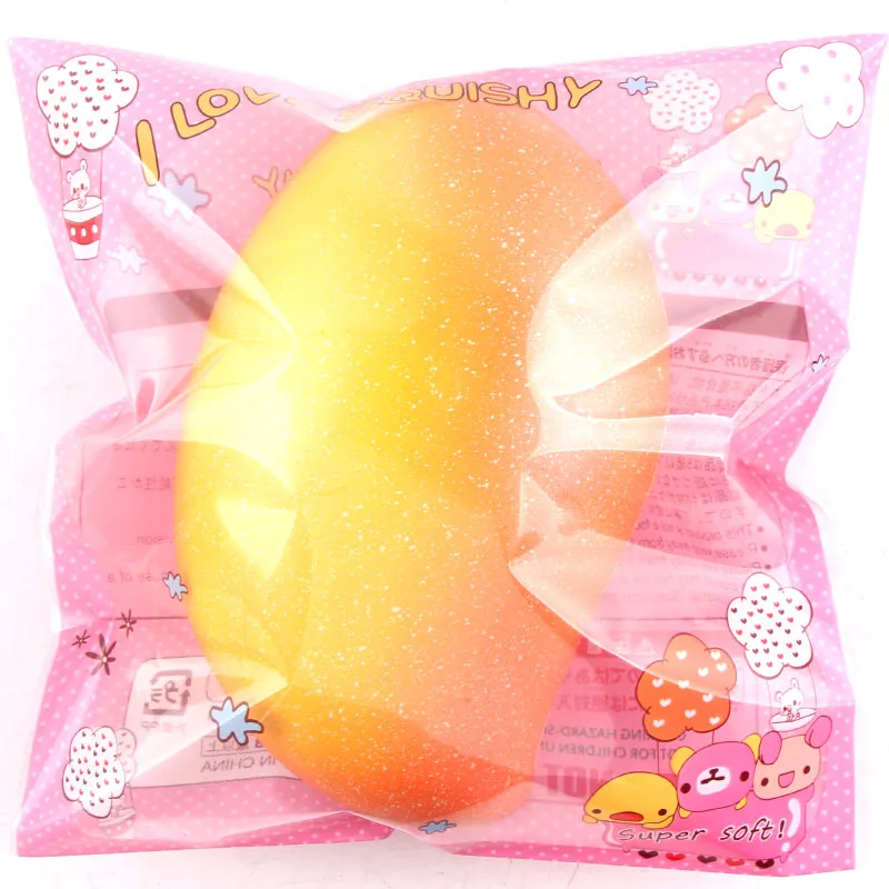 Mango Jumbo Squishy Lento Subindo Quatro Cores Perfumadas Frutas Falsos ...