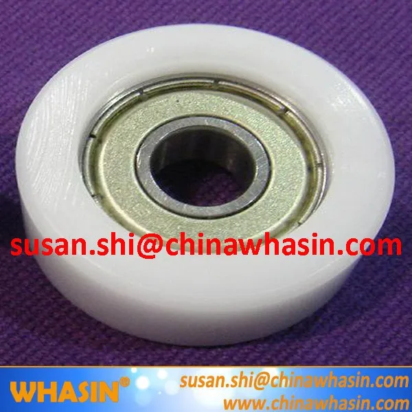 Polyurethane Pu Pe Pom Rubber Plastic Coated Deep Groove Ball Bearing ...