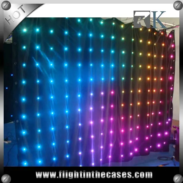 High Quality Led Curtain Rgb-p18cm Led Video Curtain - Buy Led Curtain ...