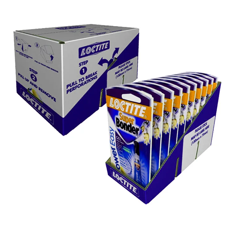 Shelf Ready Packaging Cardboard Counter Top Display Shipper Boxes ...